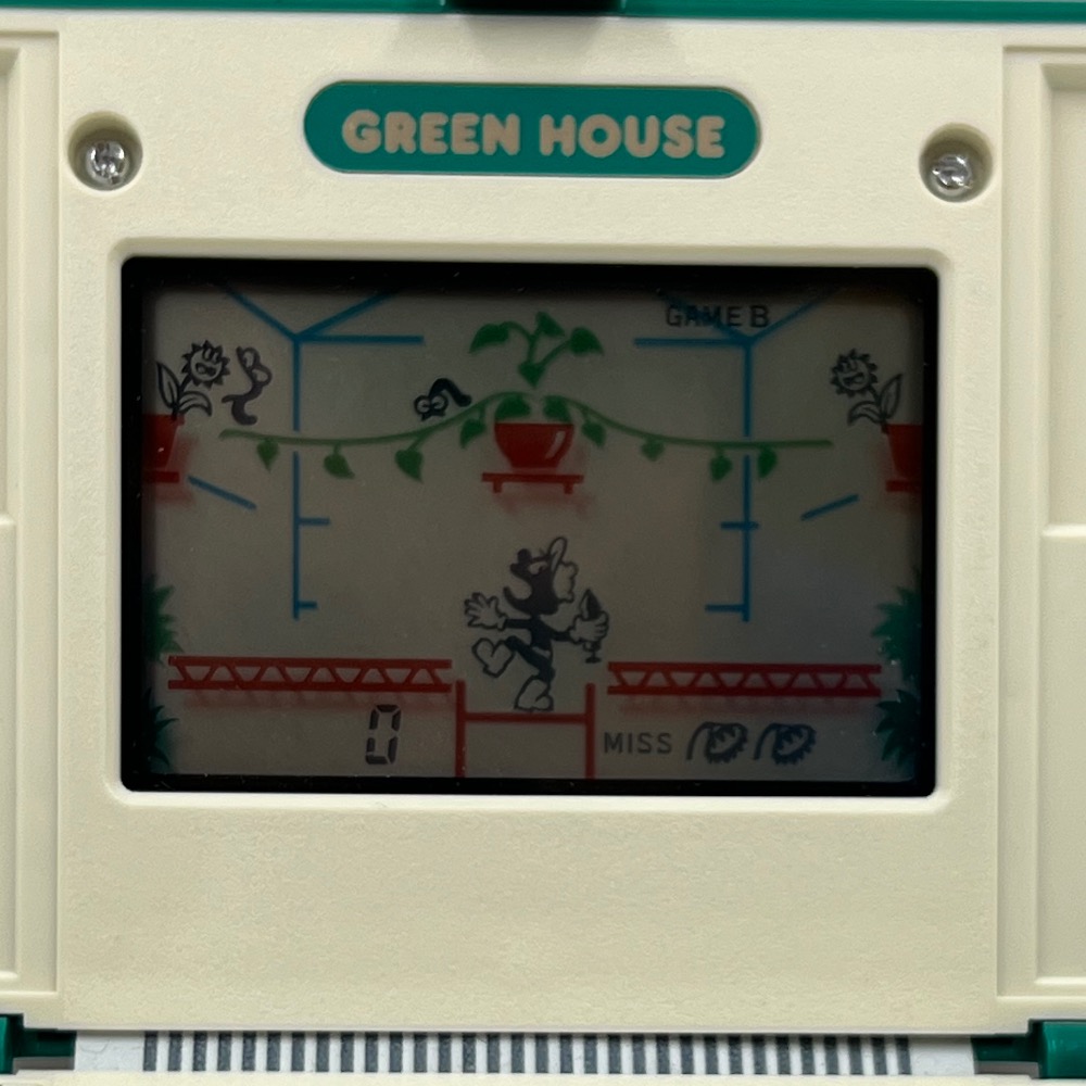 Pre-owned NINTENDO GAME & WATCH GREEN HOUSE GH-54 1982 - Own4Less